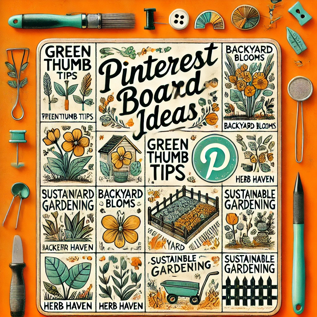 750+ Gardening Pinterest Board Names for Gardeners