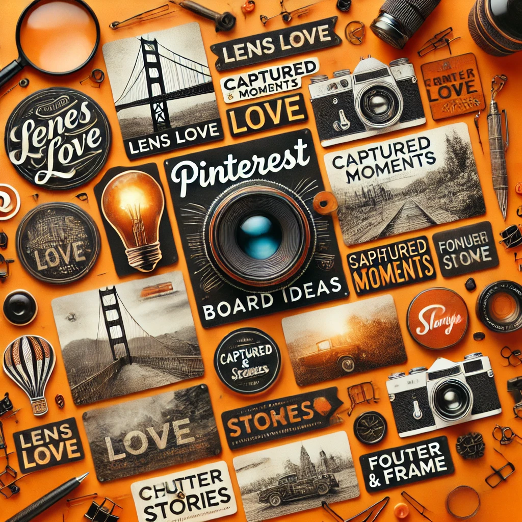 Timeless Photography Pinterest Board Names for 2025