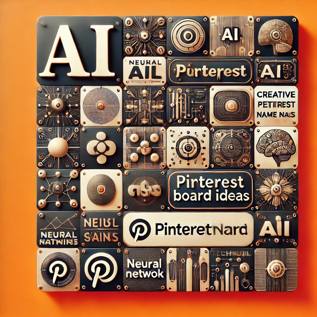 Technology-Focused AI Pinterest Board Name Ideas for 2025