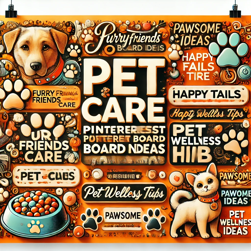 Pet Care Board Names Ideas for Pinterest: 2025 Picks