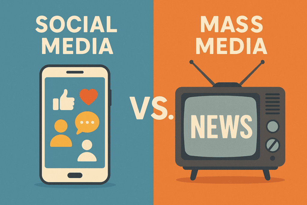 Social Media Vs. Mass Media: Top Differences - SEO Sandwitch