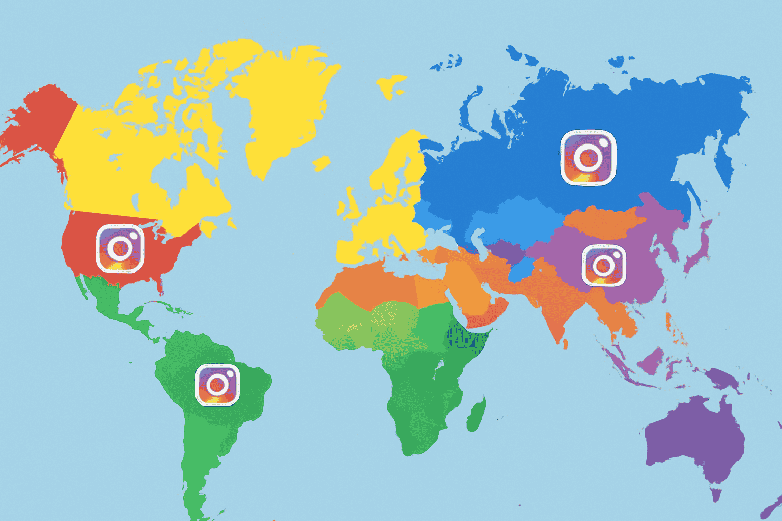 Most Instagram Users By Countries: Statistics